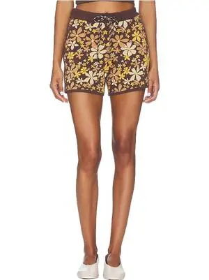 The Upside Copacabana Leon Knit Short - Brown