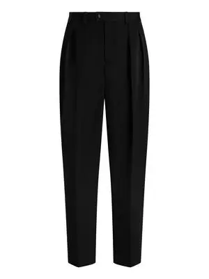 Dolce & Gabbana Wool Gabardine Trousers Pants And Shorts Wool - Black