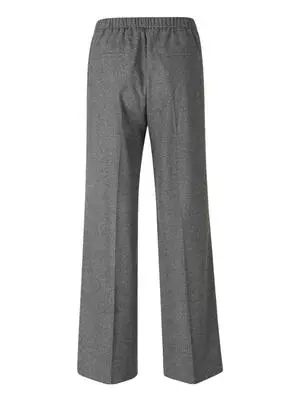 Peserico Piped-trim Elasticated-waist Track Pants - Grey