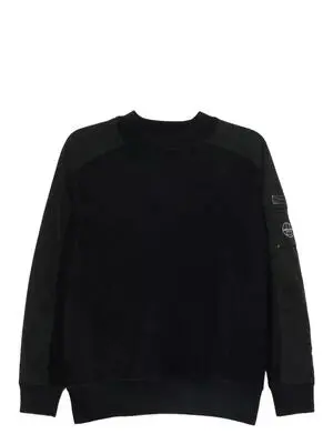 MURPHY&NYE Contrast-panel Flap-pocket Sweater - Blue