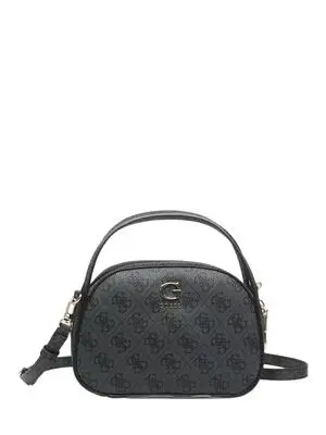 Guess Coleen Monogram-print Logo-plaque Tote Bag - Grey
