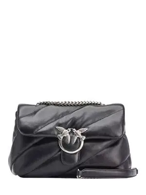Pinko Love Puff Classic Quilted Shoulder Bag - Black