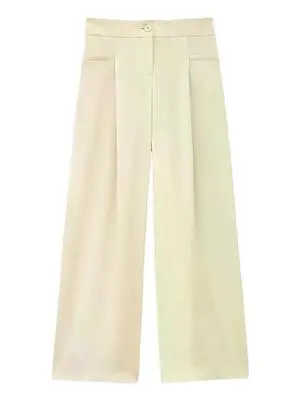 Ba&sh Wallie Pleated Tailored Trousers - Neutrals