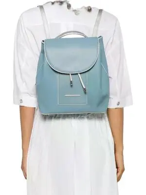 ARA Elliot Flap-closure Backpack - Blue