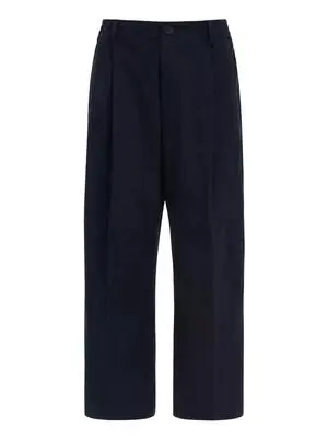Studio Nicholson Shires Pleated Elasticated-waist Trousers - Blue