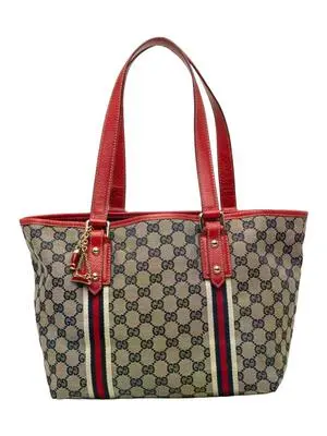 Gucci Gg Canvas Jolicoeur Tote Bag - Brown