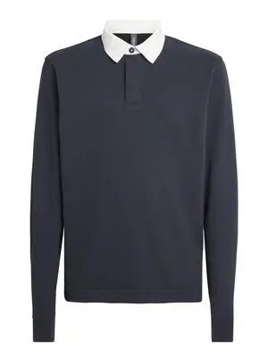 Vuori French Terry Cypress Rugby Shirt Navy