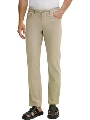 Guess Angels Logo-patch Five-pocket Trousers - Neutrals