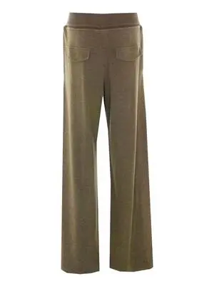 ELEH Drawstring Wide-leg Track Pants - Brown