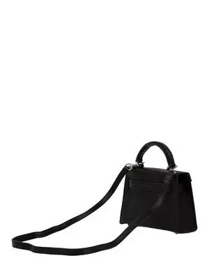 SILVIAN HEACH X New Martina Sanitá Pebbled-texture Tote Bag - Black