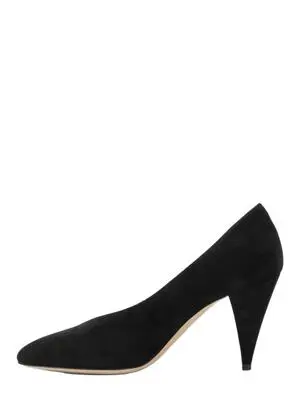 Casadei Suede Pointed-toe Pumps - Black