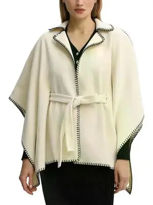 MORGAN Belted Cape - Neutrals