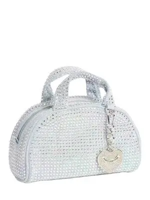 Juicy Couture Crystal-embellished Bowling Tote Bag - Blue