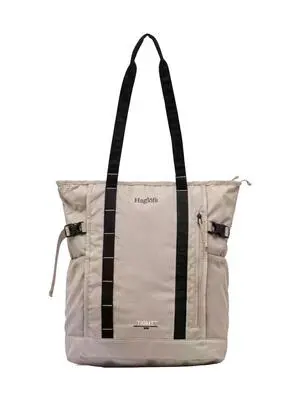 HAGLOFS 25 Tight Embroidered-logo Tote Bag - Neutrals