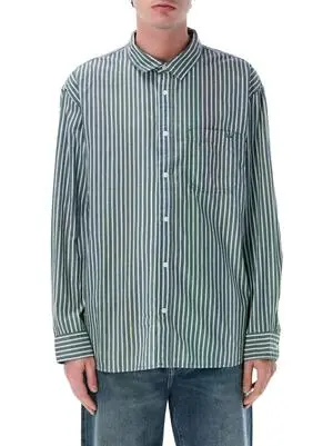 VANS Striped Pocket Shirt - Green