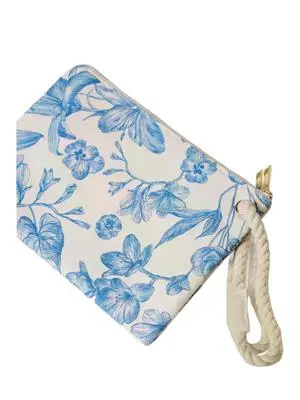TWINSET Canvas Clutch - Neutrals