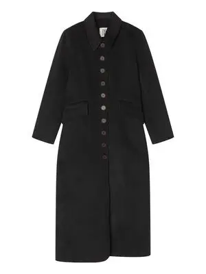 BY MALENE BIRGER Magdalena Wool Coat Black