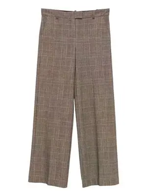 CIRCOLO 1901 Prince Of Wales Check Trousers - Brown