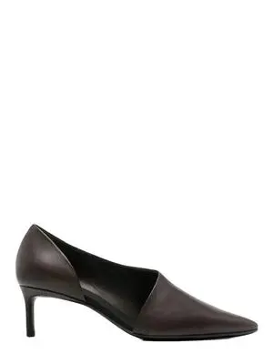 Co Pointed-toe D'orsay Pumps - Brown