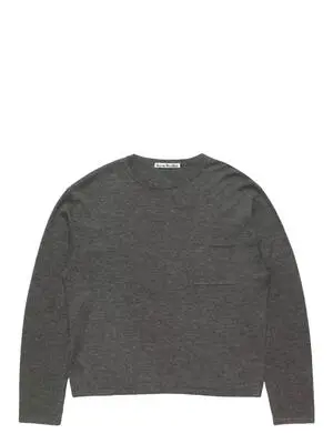 Acne Studios Cashmere Knit Sweater Grey