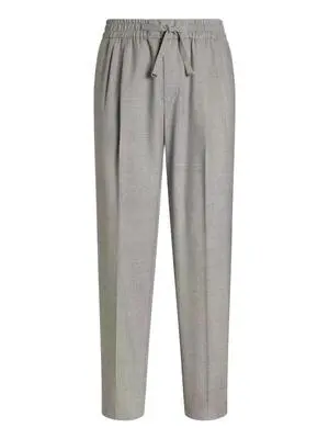 Dolce & Gabbana Wool Jogging Trousers - Grey