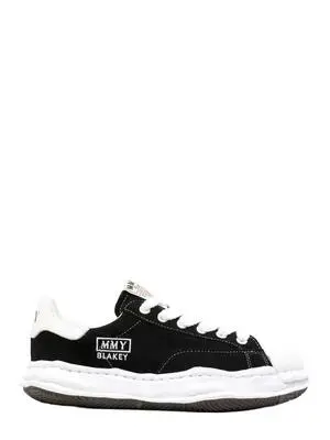 Mihara Yasuhiro Blakey Warped-sole Sneakers - Black