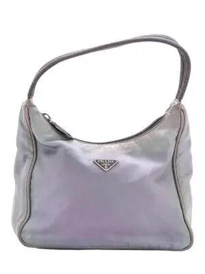 Prada Prada Tessuto Mini Hobo Bag Grey