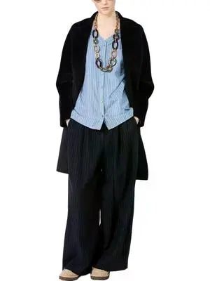 MAX MARA Pinstripe Pleated Trousers