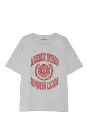 ANINE BING Cade T-shirt Collegiate - Grey