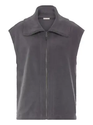 Hanro Fleece Gilet - Grey