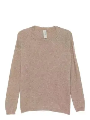 PRIVATE 0204 Drop-shoulder Long-sleeve Sweater - Neutrals