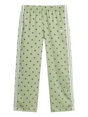 Adidas Satin Polka Dots Wide Leg Pant - Magic Lime