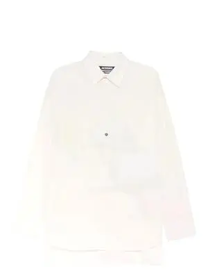 Jacquemus Poodle-print Long-sleeve Shirt - Neutrals
