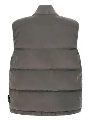 Stone Island Quilted Crinkled-effect Gilet - Grey