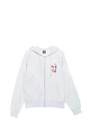 StÜssy Zip-up Hoodie - Grey