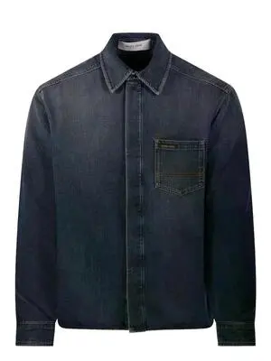 GOLDEN GOOSE Chest-pocket Denim Jacket - Blue