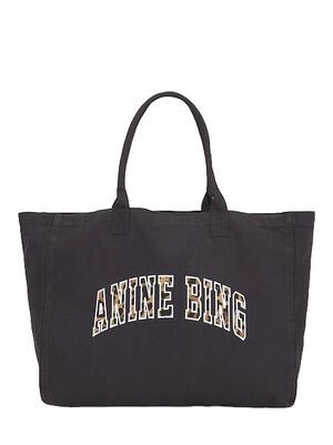 ANINE BING Canvas Tote Bag - Black