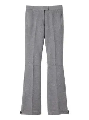 Miu Miu Double Wool Pants - Grey