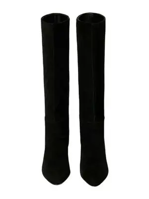 TWINSET High Suede Boots - Black