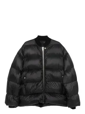 Rick Owens Classic Flight Zip-up Padded Jacket - Black