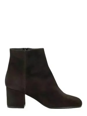 VIA ROMA 15 Suede Ankle Boots - Brown
