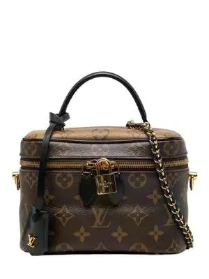 LOUIS VUITTON Monogram Reverse Vanity Pm Satchel - Brown