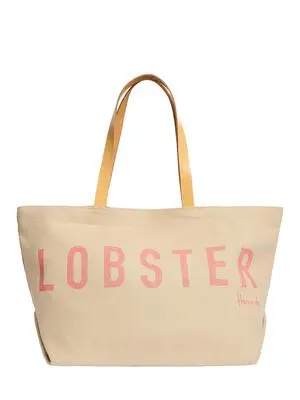 Harrods Jute Lobster Tote Bag - Neutral