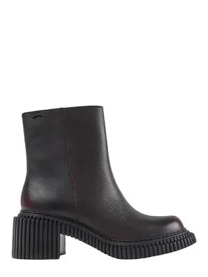 Camper Biker Western Boots In Calfskin With Eva Extralight® Sole - Multicolor