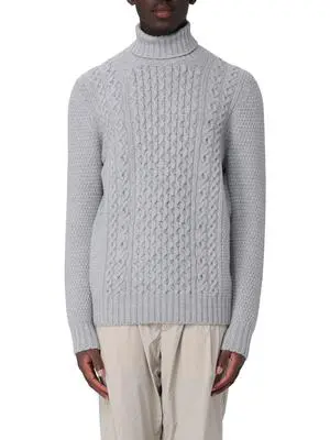 DRUMOHR Long-sleeved Turtleneck Crafted From Pure 100% Lambswool - Grey