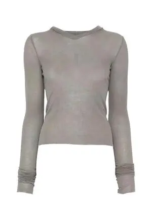 RICK OWENS Rick Owens Hooded Crop T-Shirt