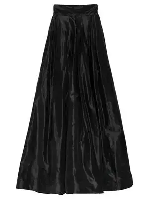 Naeem Khan Taffeta Ball Skirt - Black