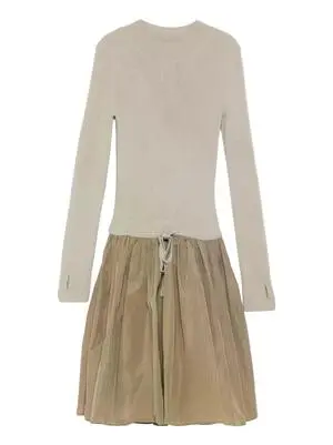 KIMHEKIM Ribbed-knit Flared Dress - Neutrals