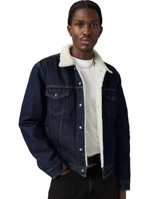 LEVI'S Type Iii Sherpa Trucker Jacket - Blue