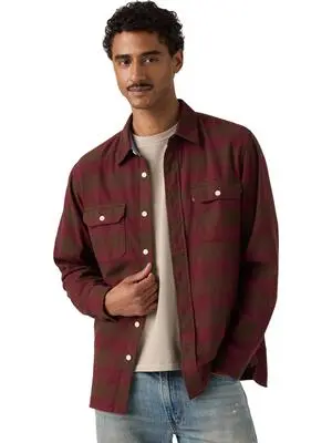 LEVI'S Classic Worker Overshirt - Red